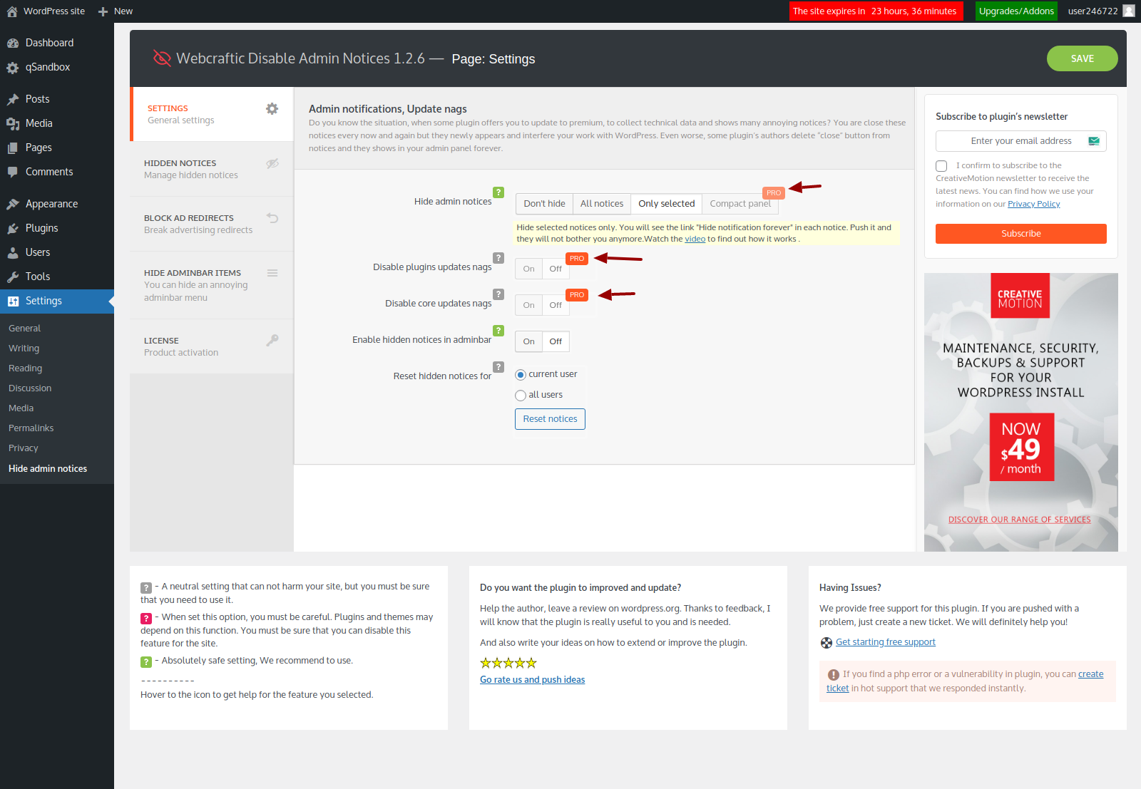 Best Plugins For WordPress To Hide Warnings And Notices – UnderWP